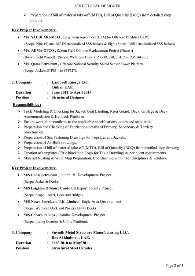 Structural Designer | PDF