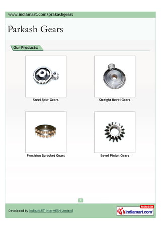Parkash Gears, Ludhiana, Steel Spur Gears | PDF | Sports Equipment | Sports