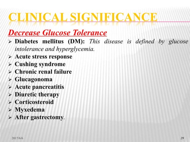 glucose tolerance test indication and procedure