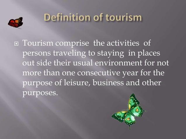 Components of Tourism | PPTX | Hotels and Motels | Travel Type