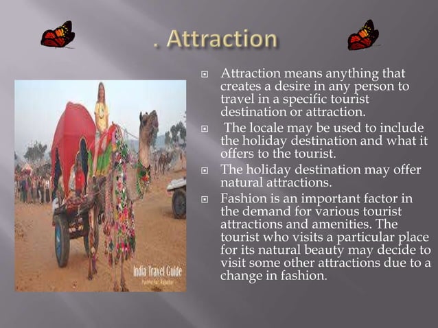 Components of Tourism | PPTX | Hotels and Motels | Travel Type