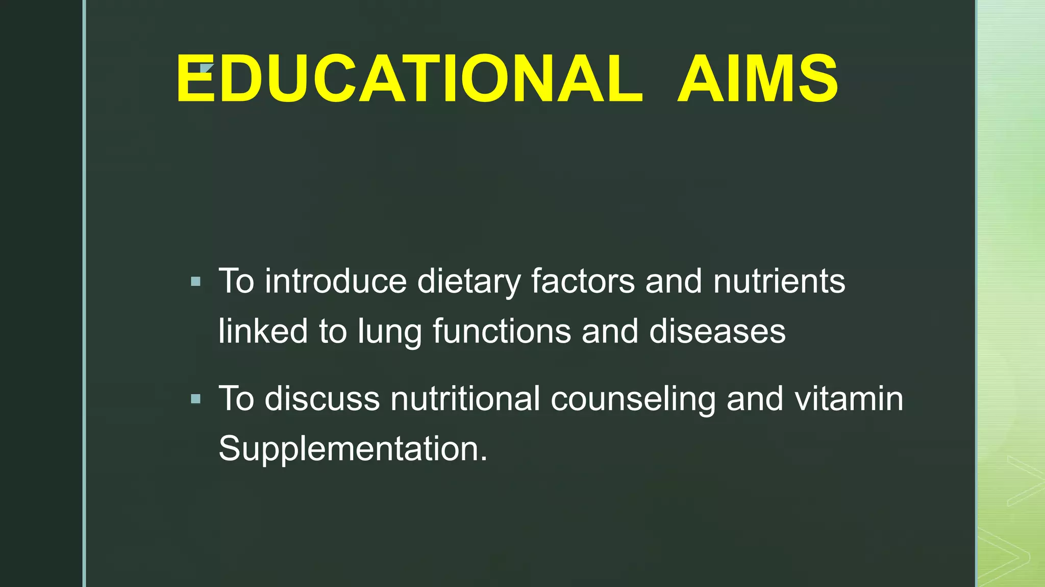 Respiratory diet - Prakash Mavchi | PPTX | Lung and Respiratory Health ...