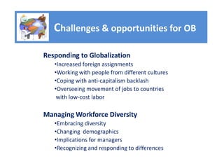 OB Response to Cultural Diversity | PPTX