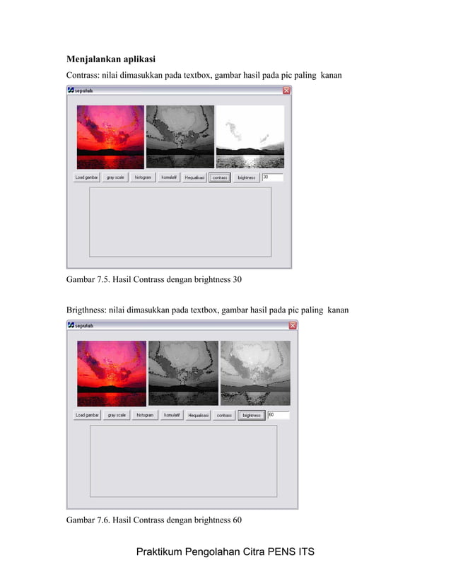 Prak citra 7histogramekualisasi | PDF