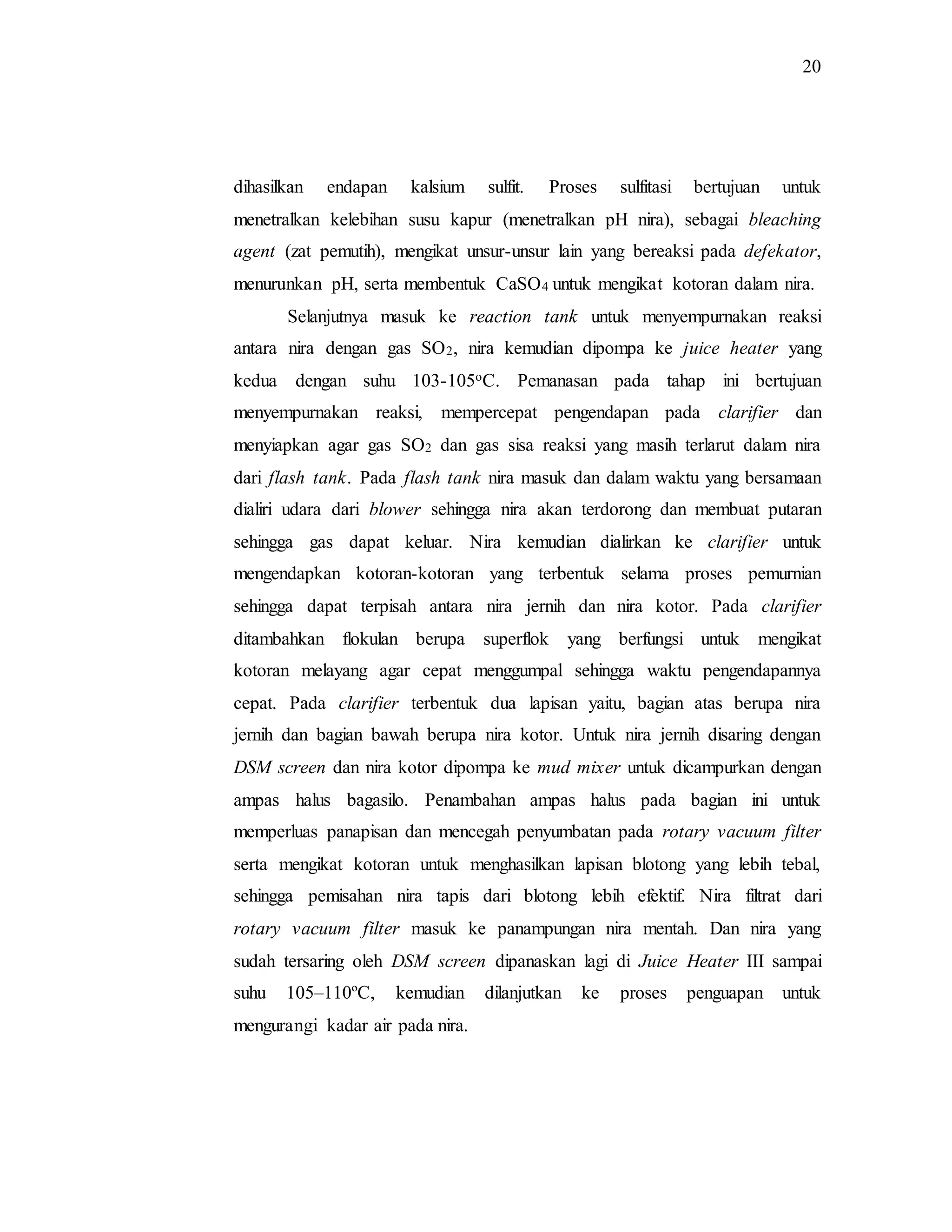 Laporan Praktek Kerja Industri PG.Kebon Agung, Malang | DOCX