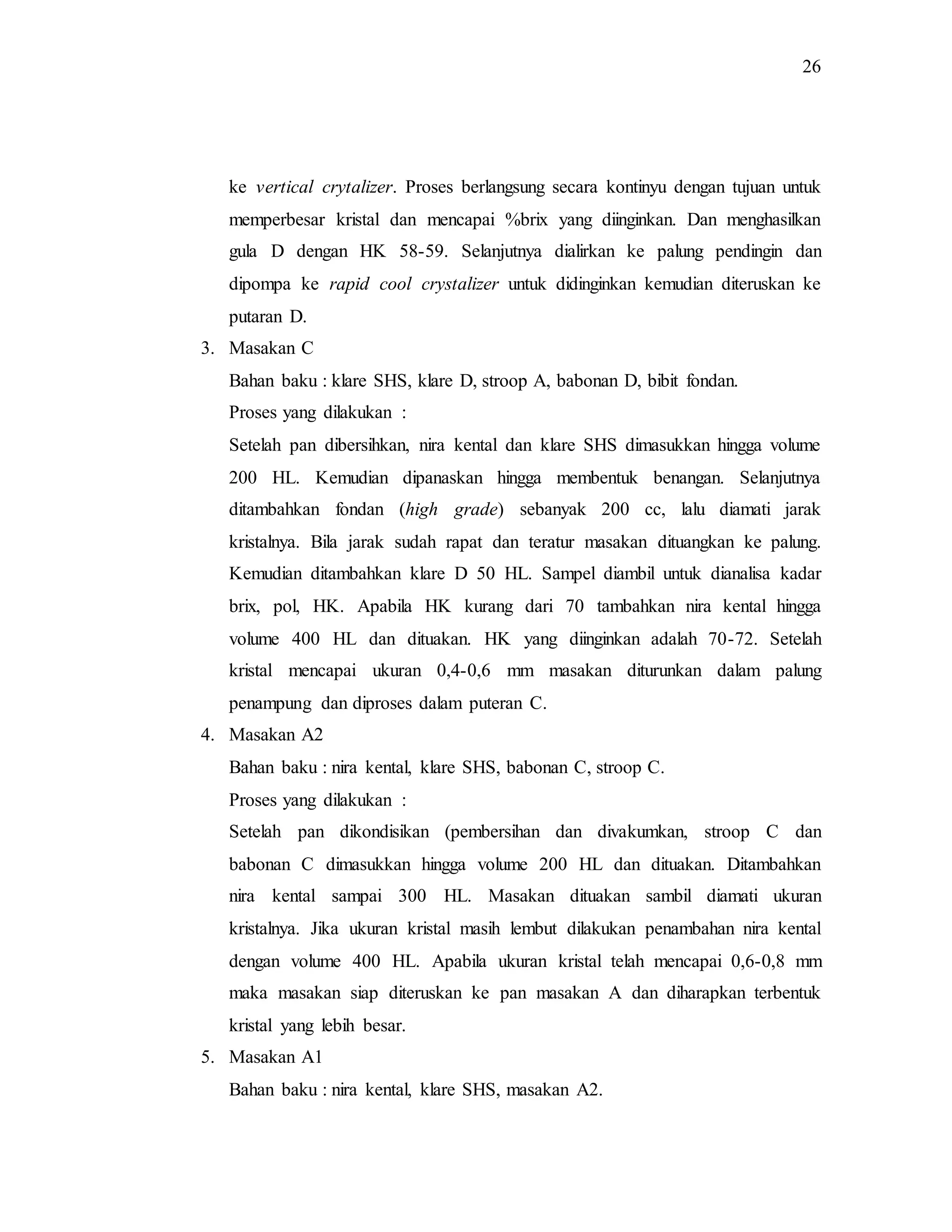 Laporan Praktek Kerja Industri PG.Kebon Agung, Malang | DOCX