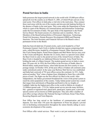 project report on different post office saving schemes | DOCX