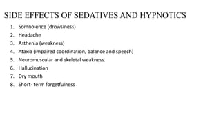 SEDATIVES AND HYPNOTICS | PPT