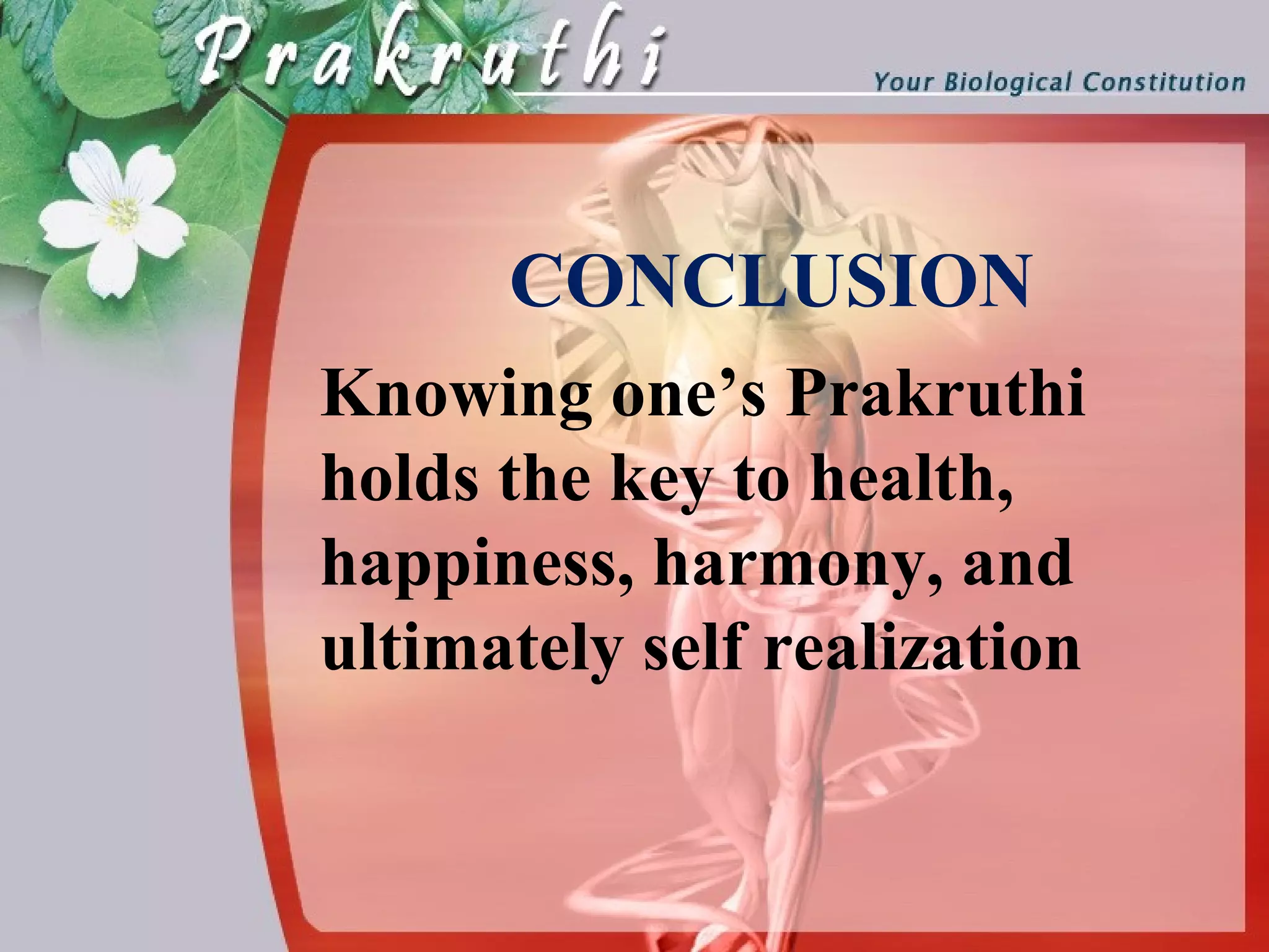 Prakriti dr. m. sreedhar rao | PPT