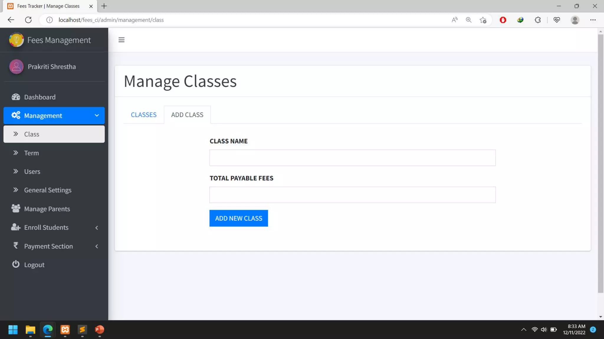 Stuent Fee Management System Presentation | PPTX