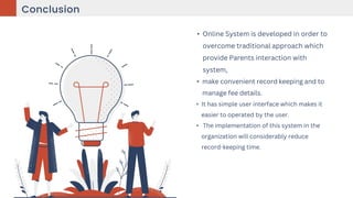 Stuent Fee Management System Presentation | PPTX
