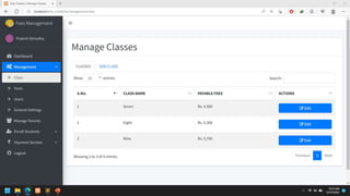 Stuent Fee Management System Presentation | PPTX
