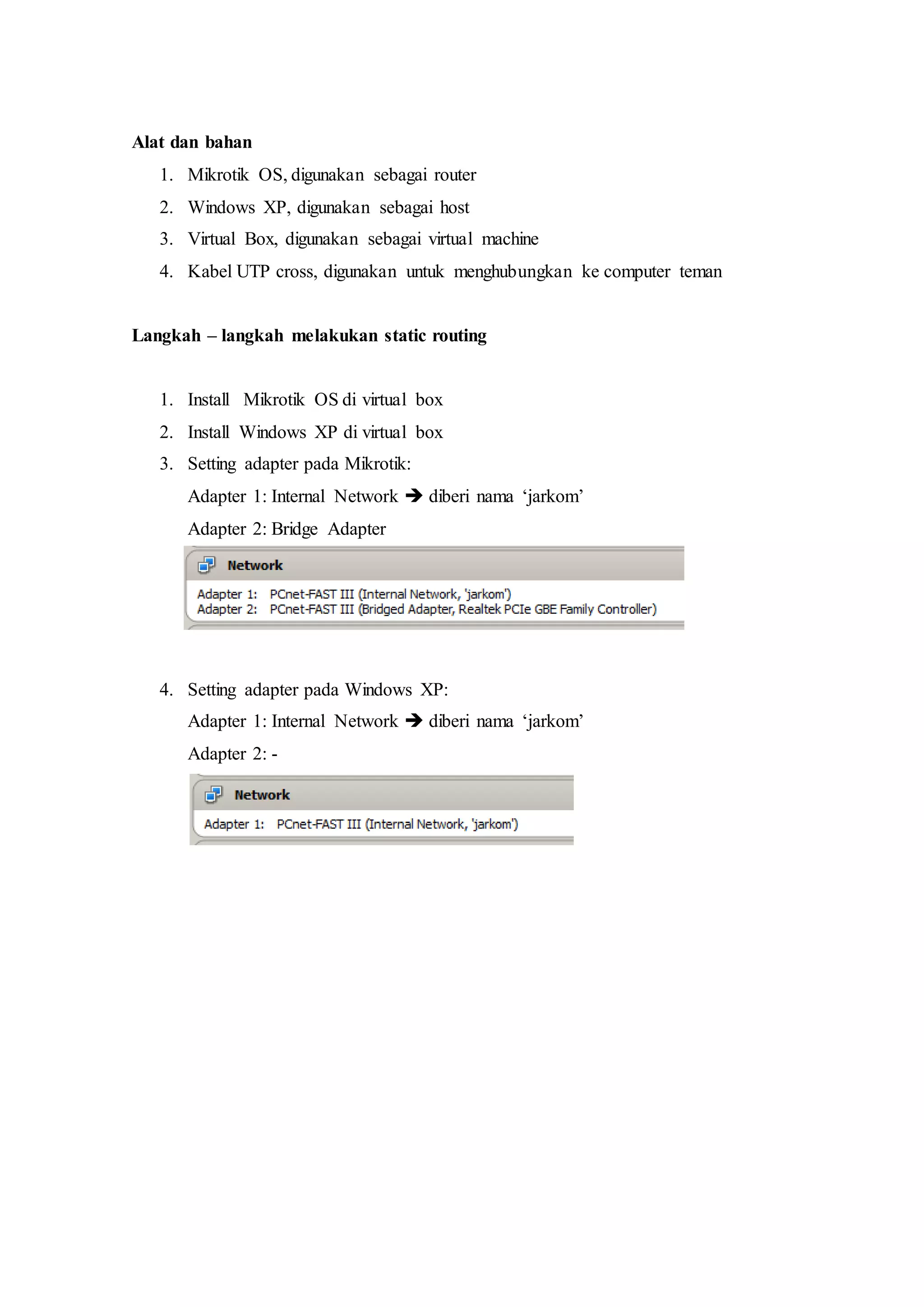 Prakt.jarkom2 jefri tugas ke 1_KONFIGURASI STATIC ROUTING DI MIKROTIK ... Prakt.jarkom2 jefri tugas ke 1_KONFIGURASI STATIC ROUTING DI MIKROTIK ...