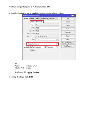 Mikrotik Router | PDF
