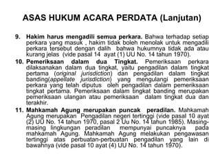Praktek Hukum Perdata Pertemuan I Kelas A | PPT