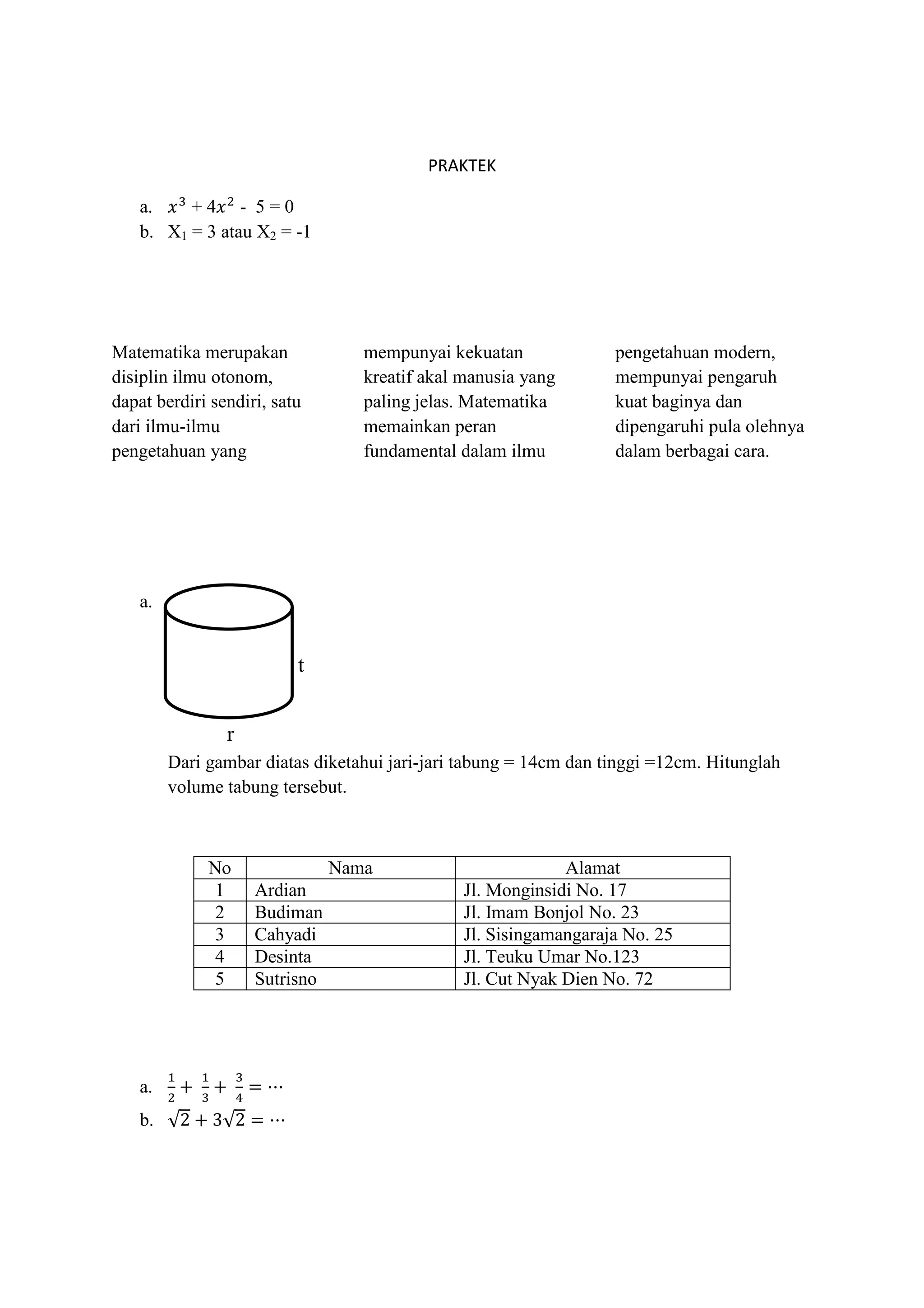 Praktek microsoft word untuk pemula | PDF
