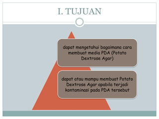 Praktek Pembuatan Potato Dextrose Agar (PDA) | PPTX