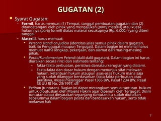 SLIDE SHOW PRAKTEK PERADILAN PERDATA PPT | PPT