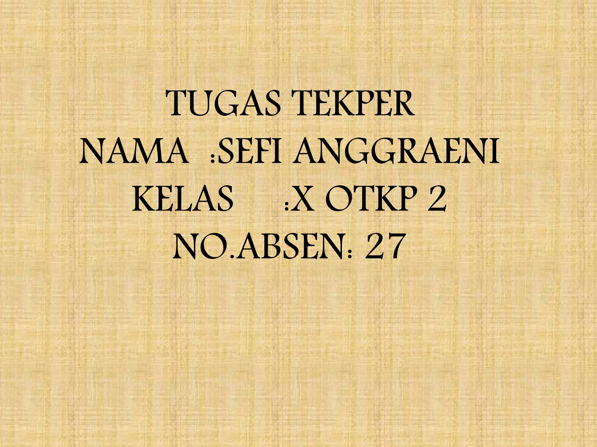 Praktek Sefi.pptx | Free Download