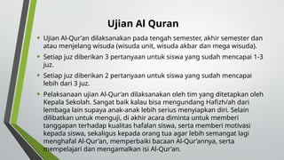 Praktek Tasmi’ hafalan alquran al karim bismillah | PPTX