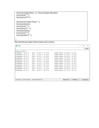 PRAKTIK ARDUINO UNO SMK NEGERI 7 SAROLANGUN | PDF