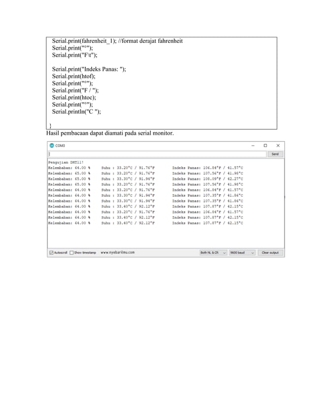 PRAKTIK ARDUINO UNO SMK NEGERI 7 SAROLANGUN | PDF