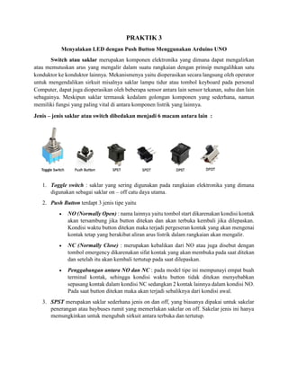 PRAKTIK ARDUINO UNO SMK NEGERI 7 SAROLANGUN | PDF