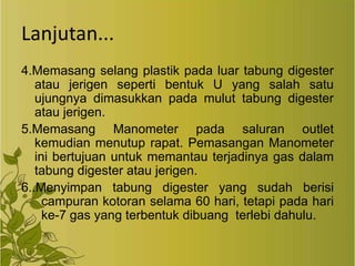 Praktik biogas | PPTX