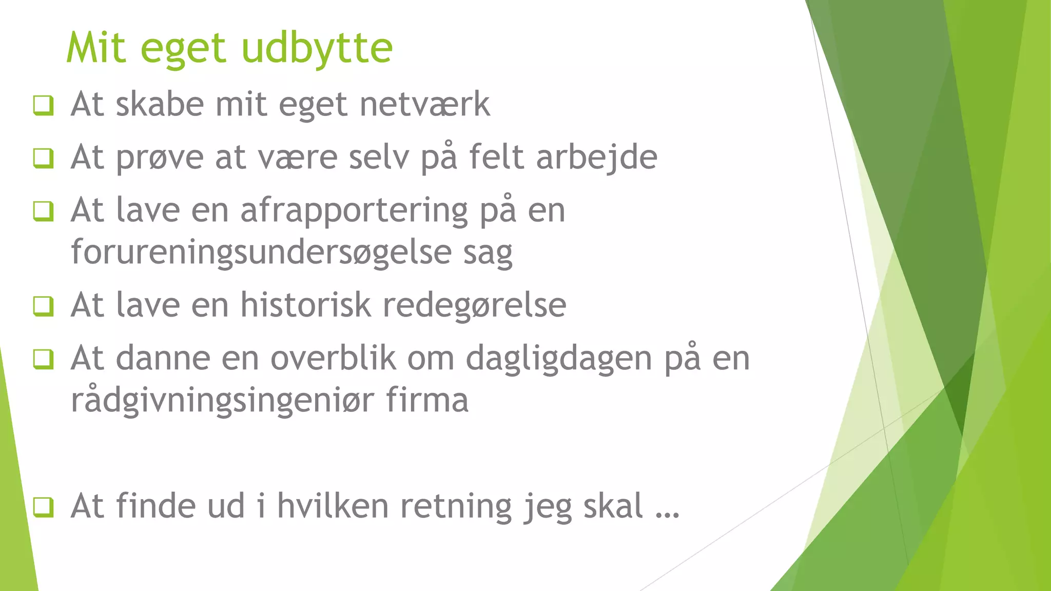 Praktikken hos ORBICON | PPTX