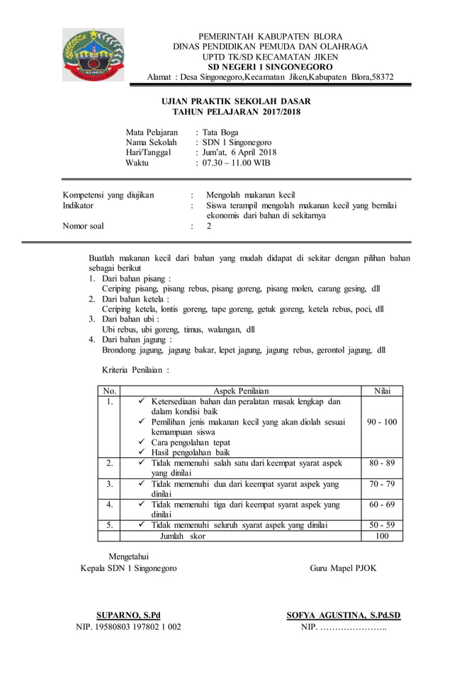 Praktik tata boga | DOCX