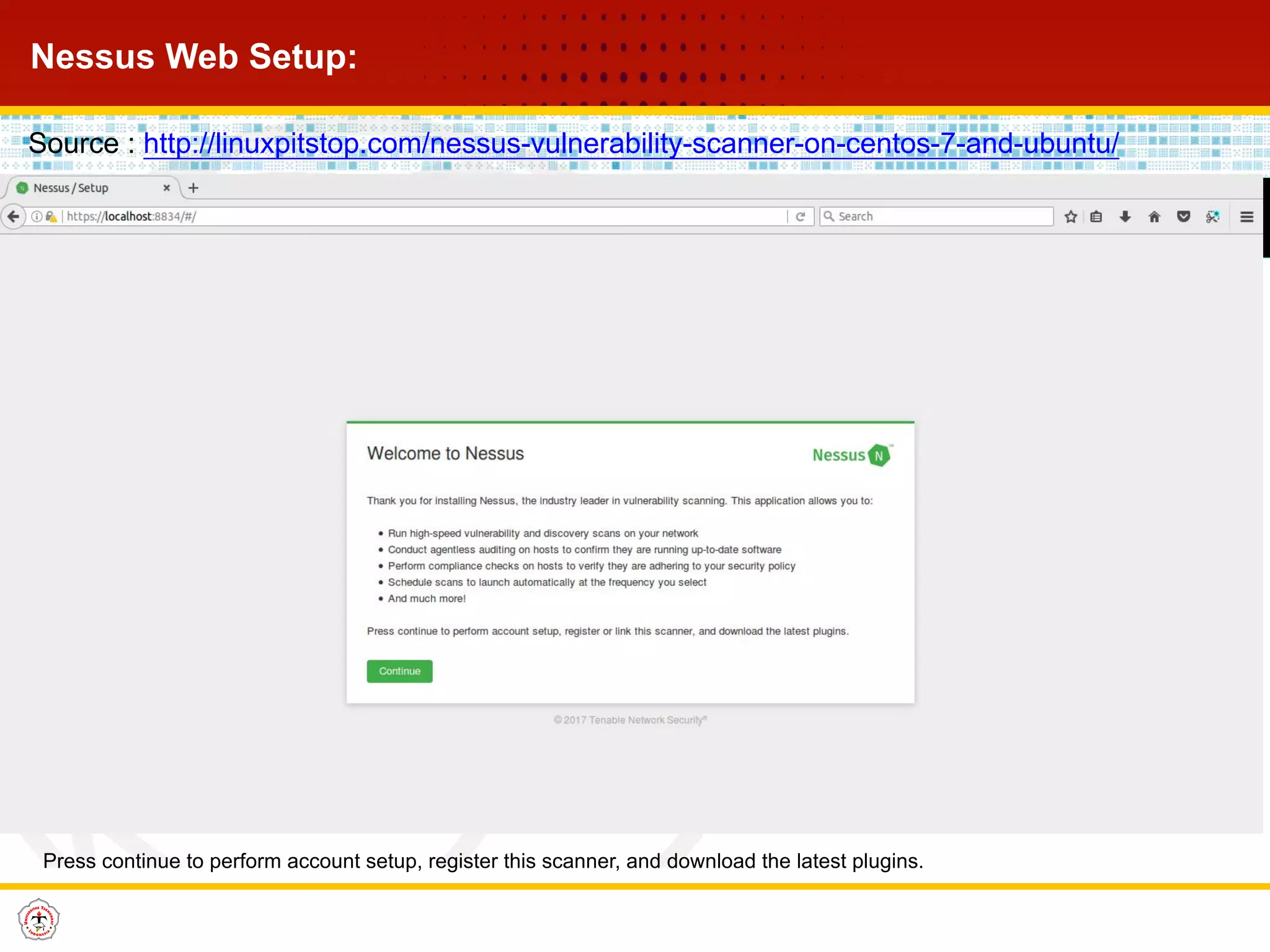 Praktikum 1-3 install nessus | PDF