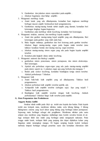 Praktikum amfibi | DOCX