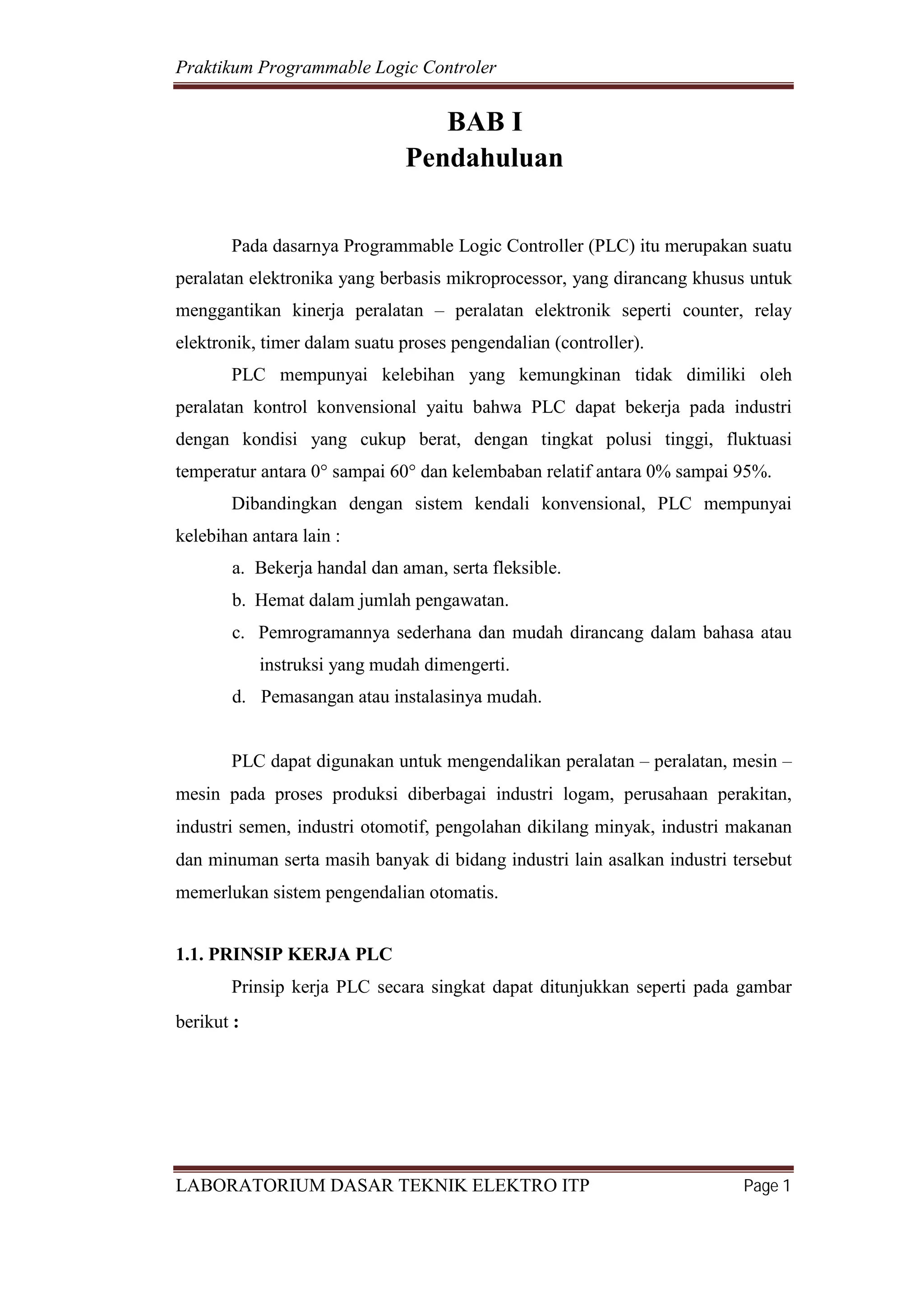 Praktikum programmable-logic-control-plc | PDF