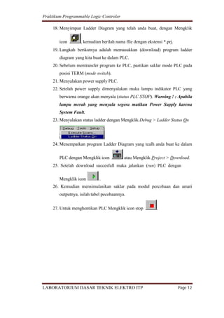 Praktikum programmable-logic-control-plc | PDF
