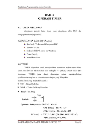Praktikum programmable-logic-control-plc | PDF
