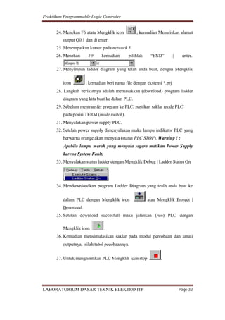 Praktikum programmable-logic-control-plc | PDF