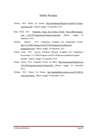 praktikum biokimia | DOCX