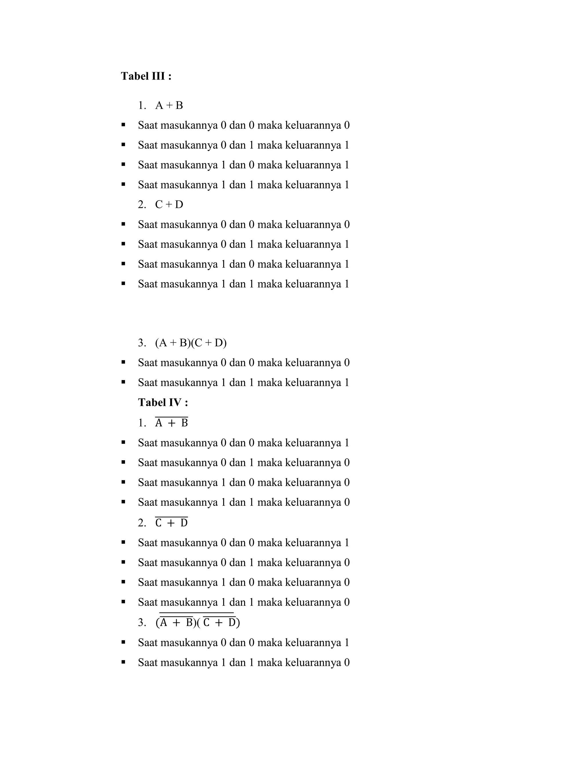 Gerbang Universal NAND dan NOR | PDF