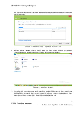 Praktikum 4 sharing data dan resource | PDF