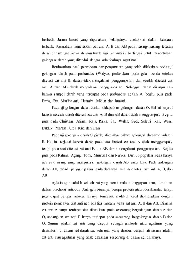 Praktikum Genetika - Alel Ganda | DOCX