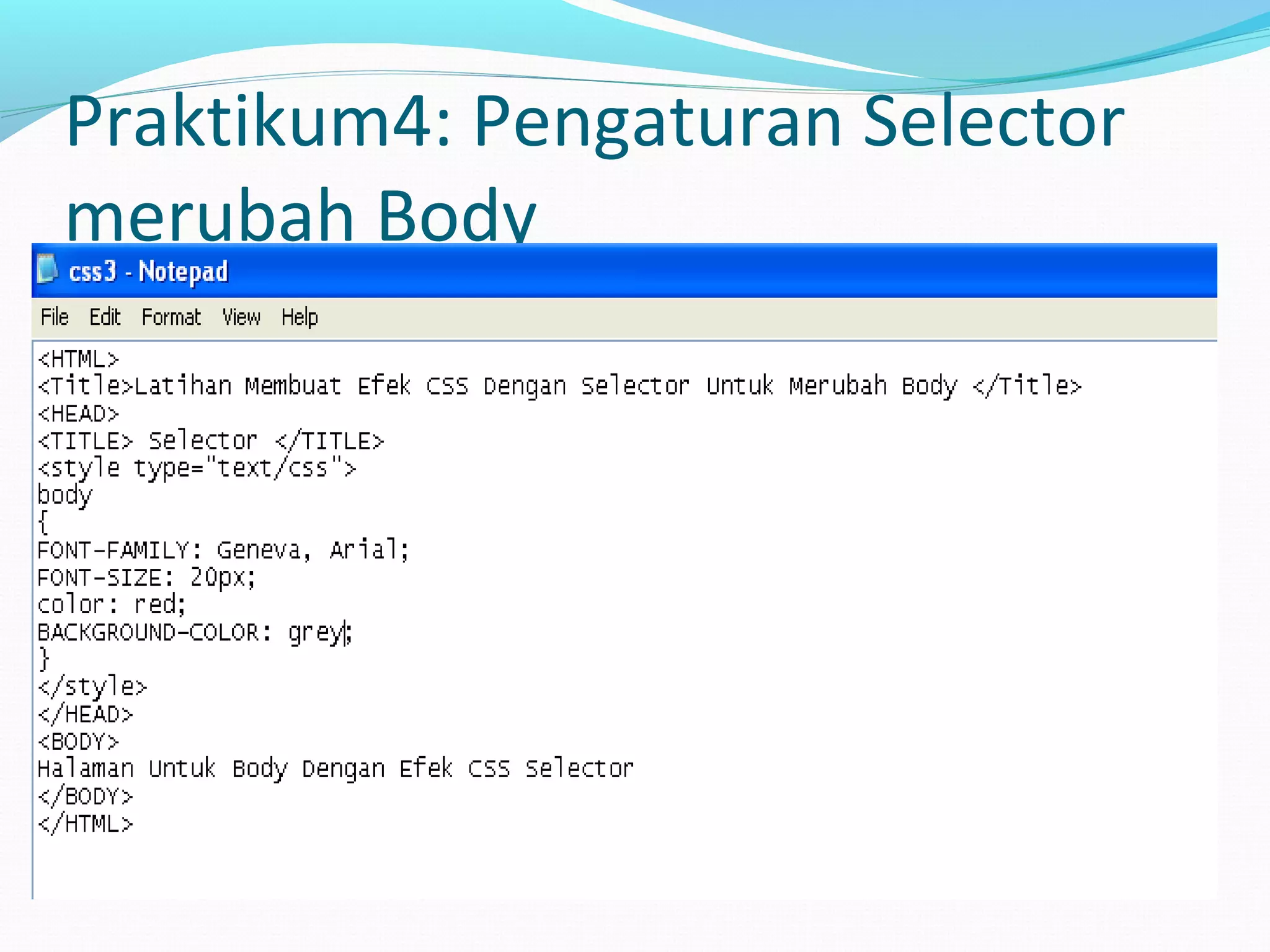 Materi CSS Dasar | PPT