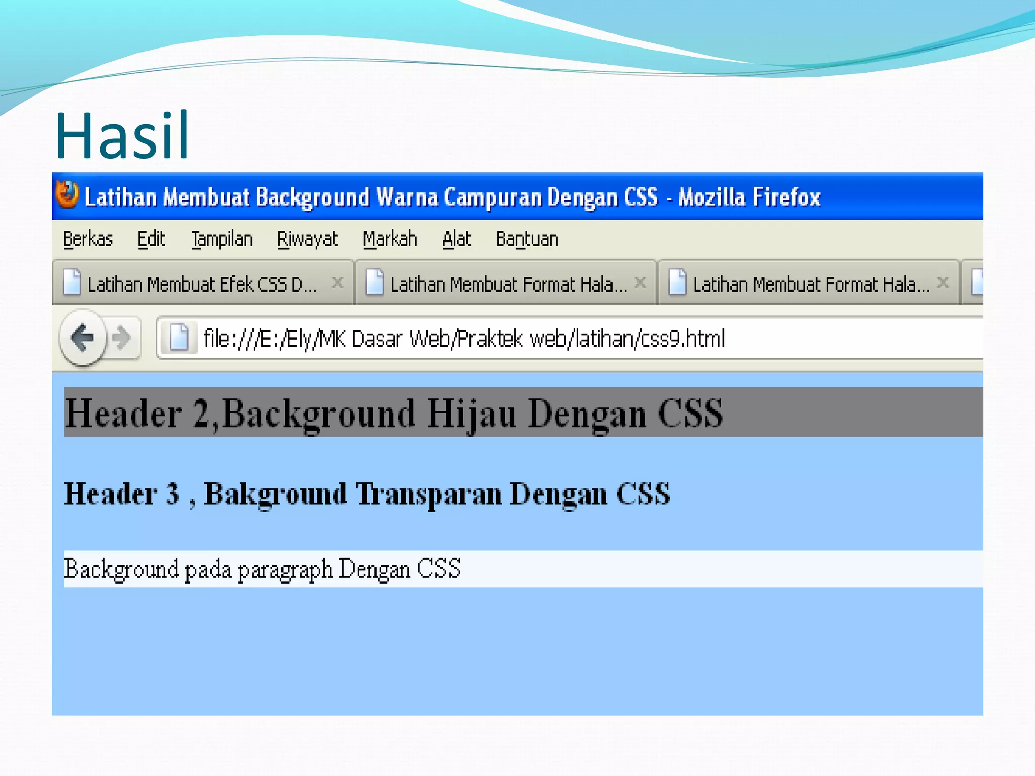Materi CSS Dasar | PPT