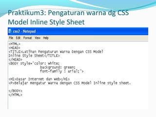 Materi CSS Dasar | PPT