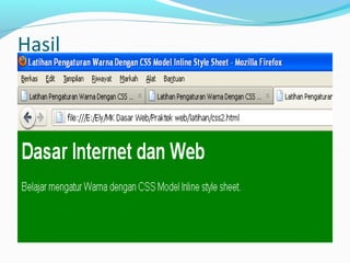 Materi CSS Dasar | PPT