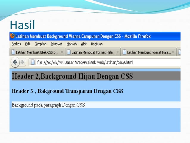 Materi CSS Dasar | PPT