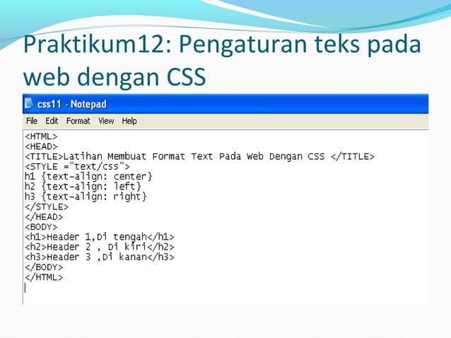 Materi CSS Dasar | PPT