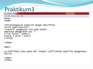 Materi CSS lanjut | PPT