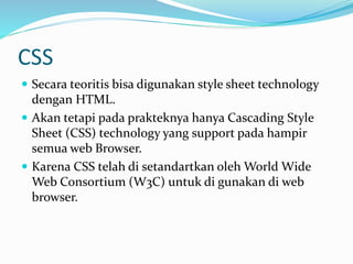 Materi CSS lanjut | PPTX