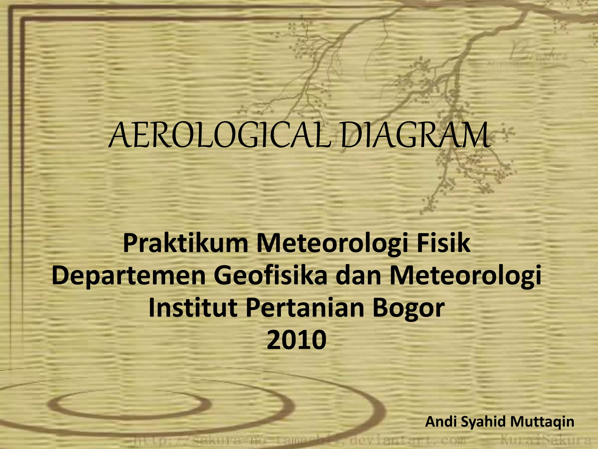 Analisis Data Radiosonde dengan Aerological Diagram | PPTX