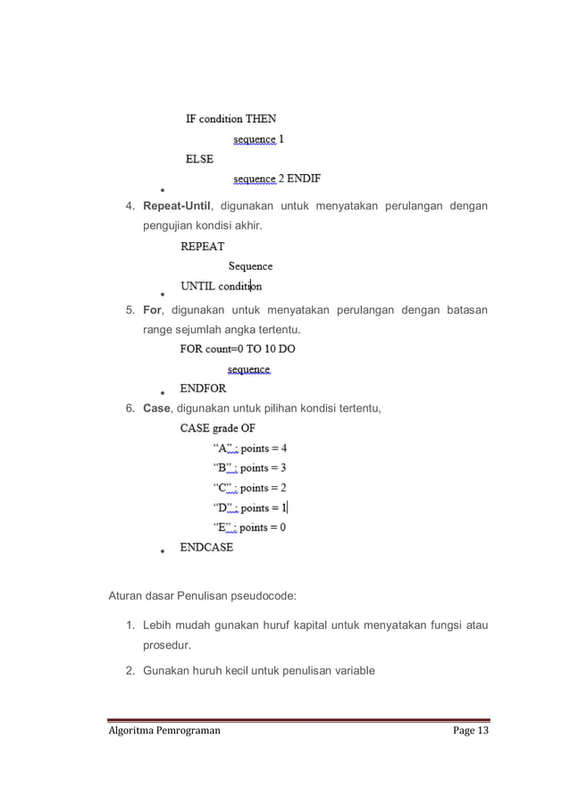 Praktikum Algoritma Pemrograman | PDF